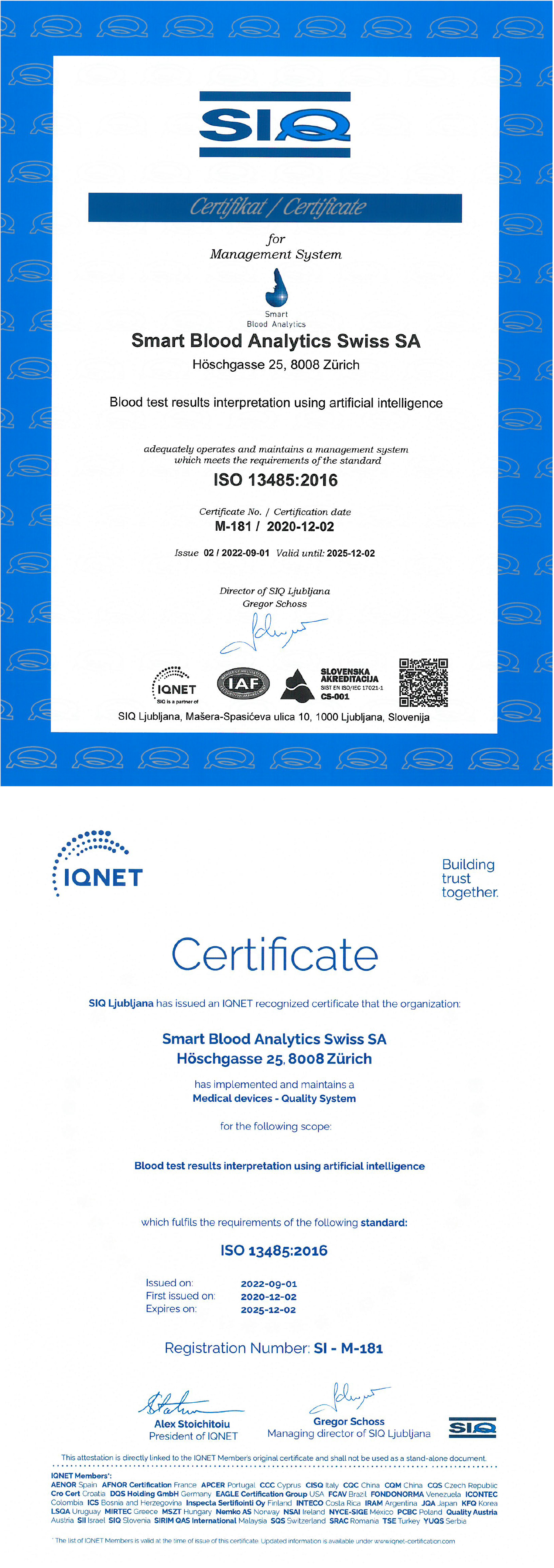 SBAS Software | Smart Blood Analytics